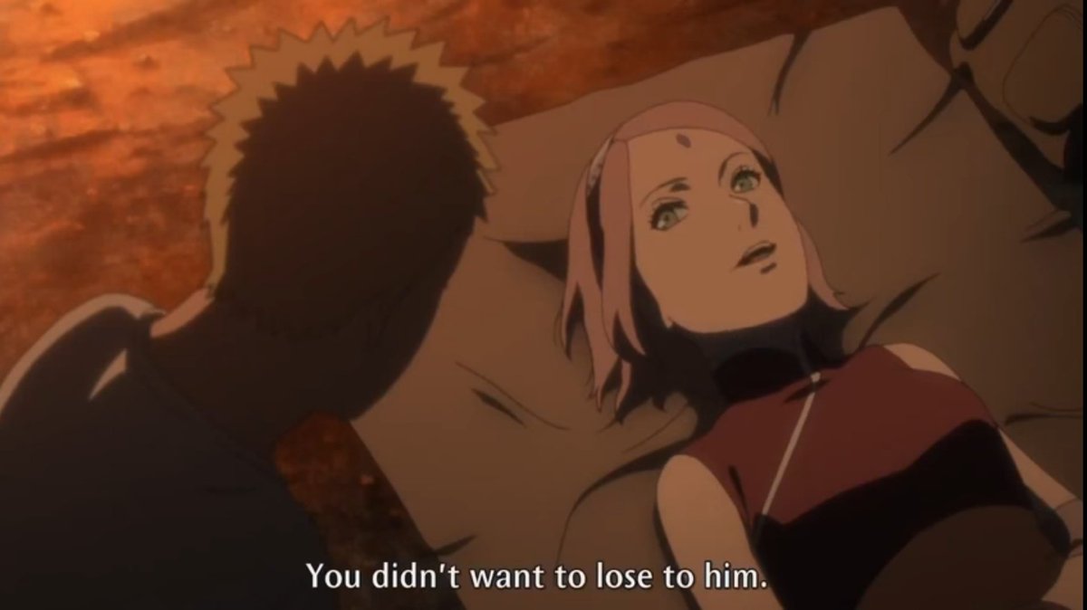 Pique on Twitter: "Meanwhile sakura getting brutally rejected by Naruto when she confessed to ...