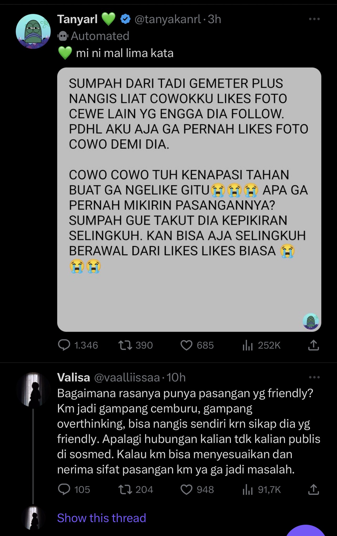 𝚜𝚊𝚝𝚙𝚊𝚖𝚔𝚘𝚖𝚙𝚕𝚎𝚔 on Twitter: "@tanyakanrl coba cek rep twit dibawahnya ...