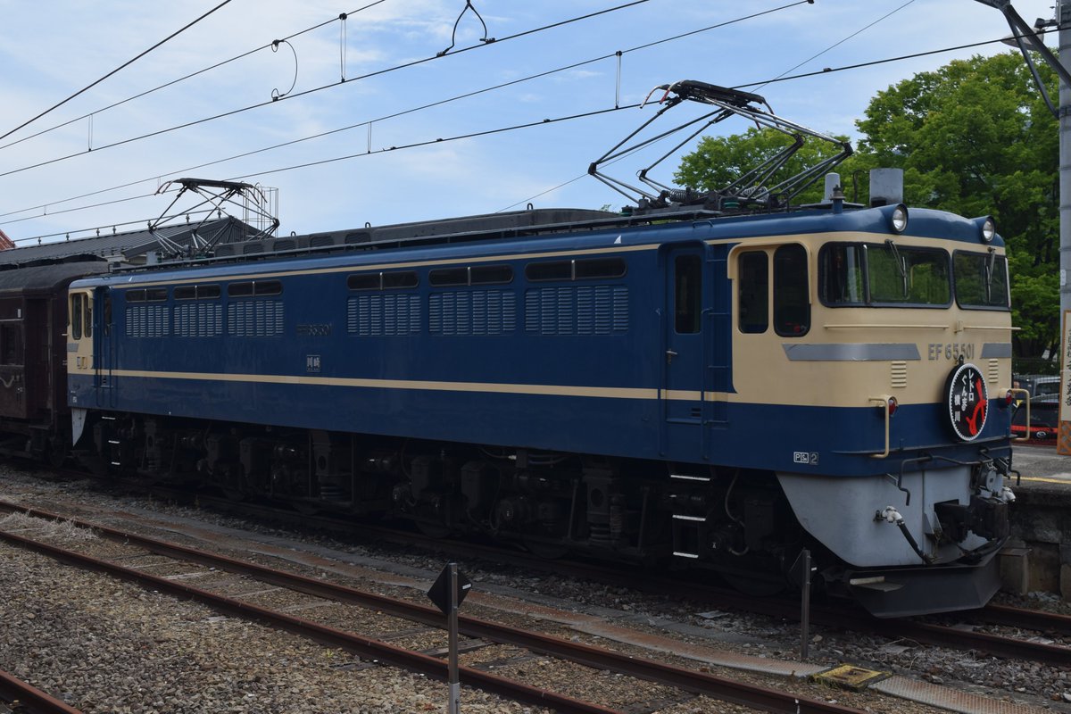 ろくいち on Twitter: "昨日のELレトロぐんま横川の牽引機・EF65 501。 今年で58年経つ長生き機関車なんだな…"