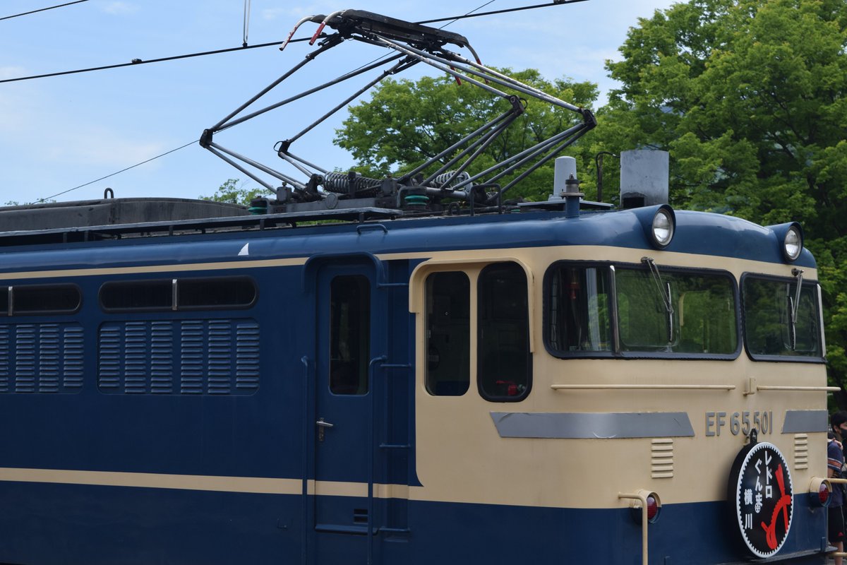ろくいち on Twitter: "昨日のELレトロぐんま横川の牽引機・EF65 501。 今年で58年経つ長生き機関車なんだな…"