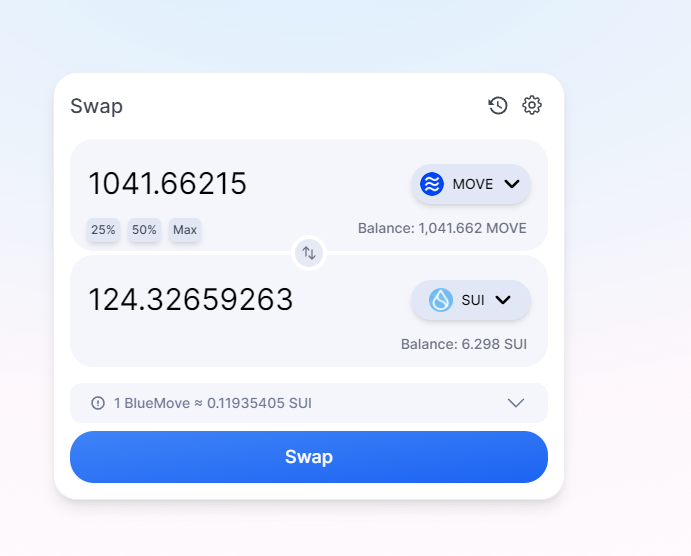(💙,🧡) celeb🏰is Bored 👹 on Twitter: "https://dex.bluemove.net/swap ...