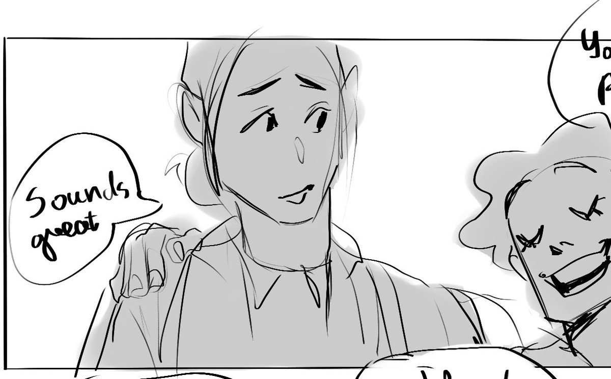 Haily🇺🇦working On Comms On Twitter Drawing A Storyboard For The Next Few Pages Of The Au👁️👄👁️