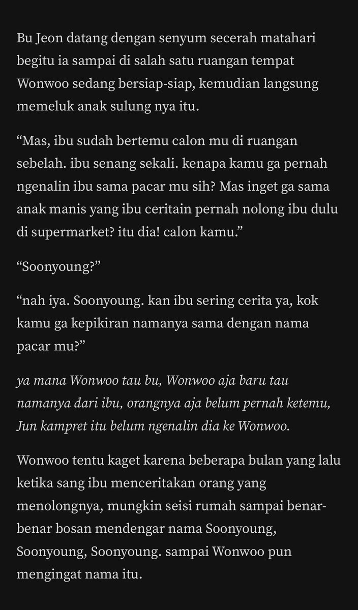 wonyu on Twitter: "RT @jeonseonni: wonsoon/soonwoo few tweets au. Wonwoo si jomblo akut yg dapet ...