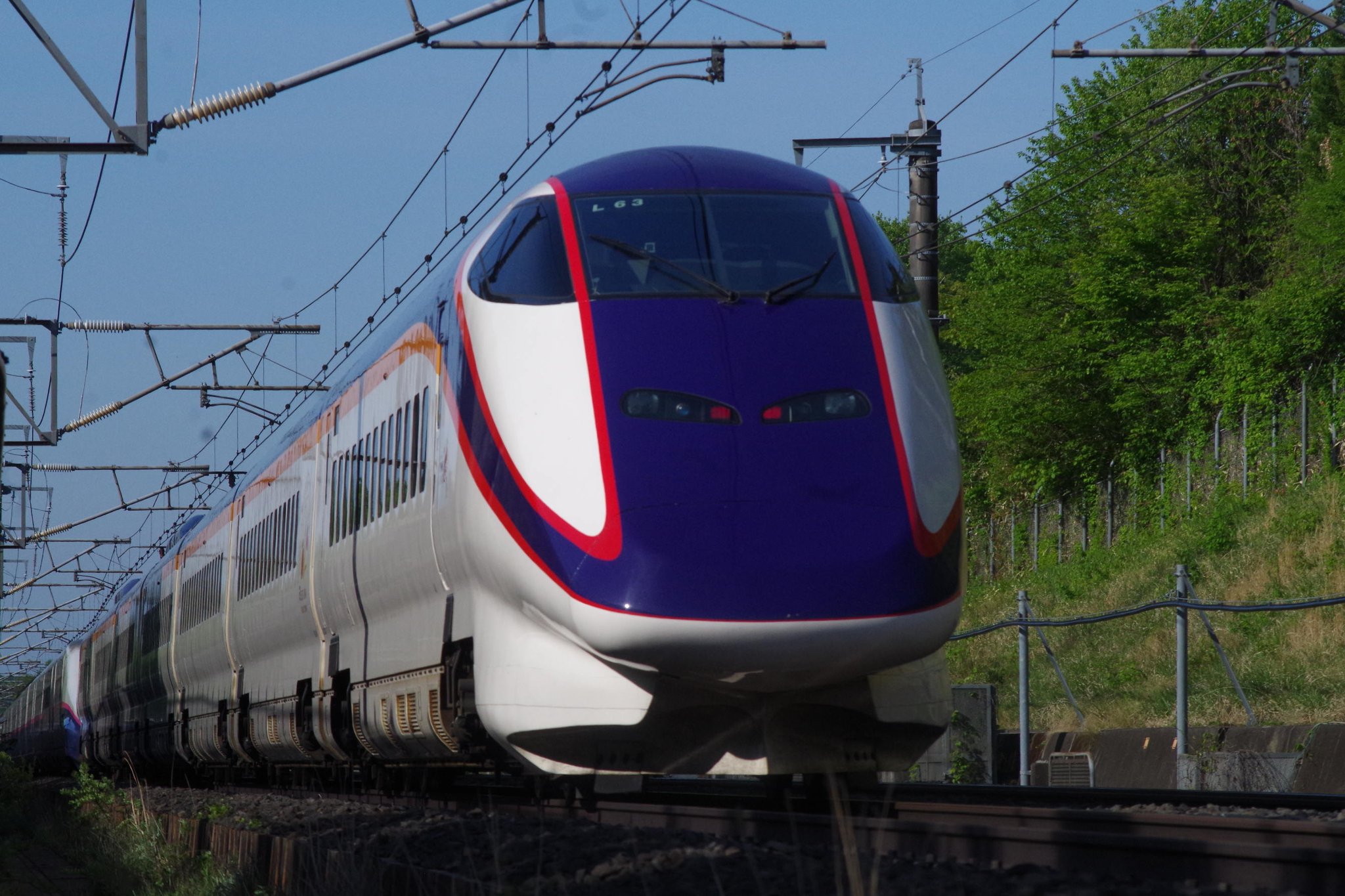 ts50 on Twitter: "E3系L63編成＋E2系 2023．5．3 栃木県那須郡那須町 那須塩原～新白河 https://t.co/oSlW0VI6Yn" / Twitter