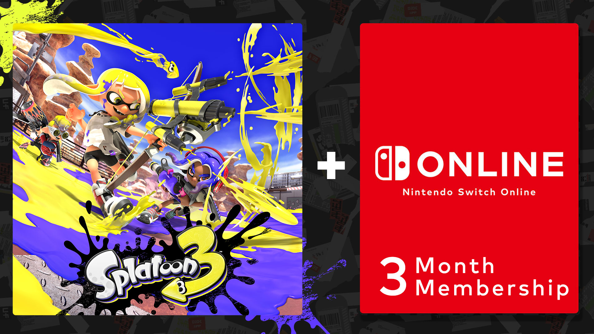 Nintendo of America on Twitter: "Weekend plans: Pick up the Splatoon 3 + Nintendo Switch Online ...