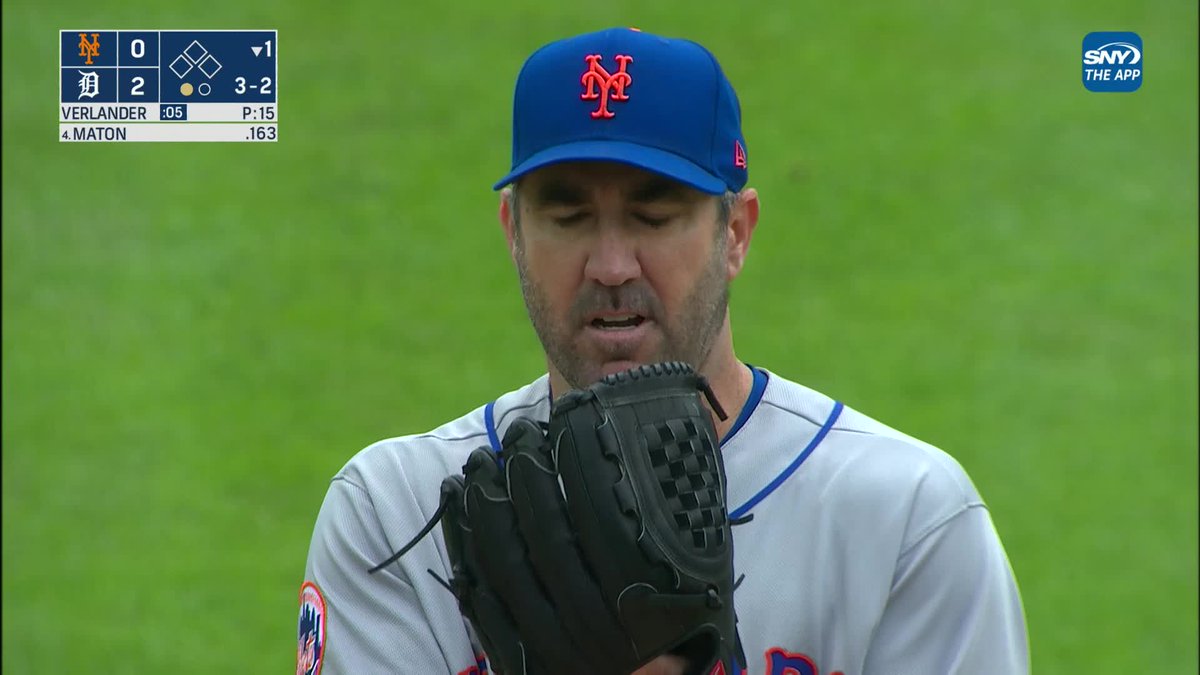 SNY on Twitter: "Justin Verlander gets his first strikeout as a Met"