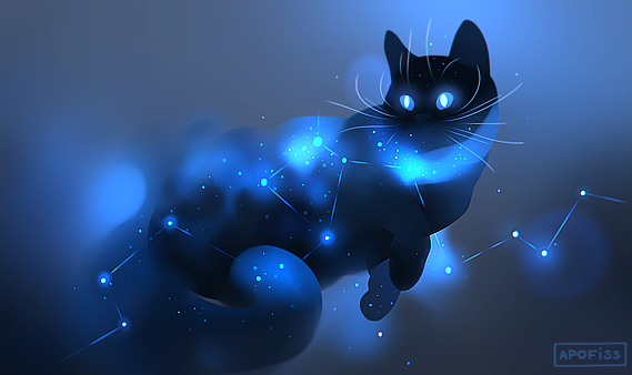 Galaxy Cats Wallpaper