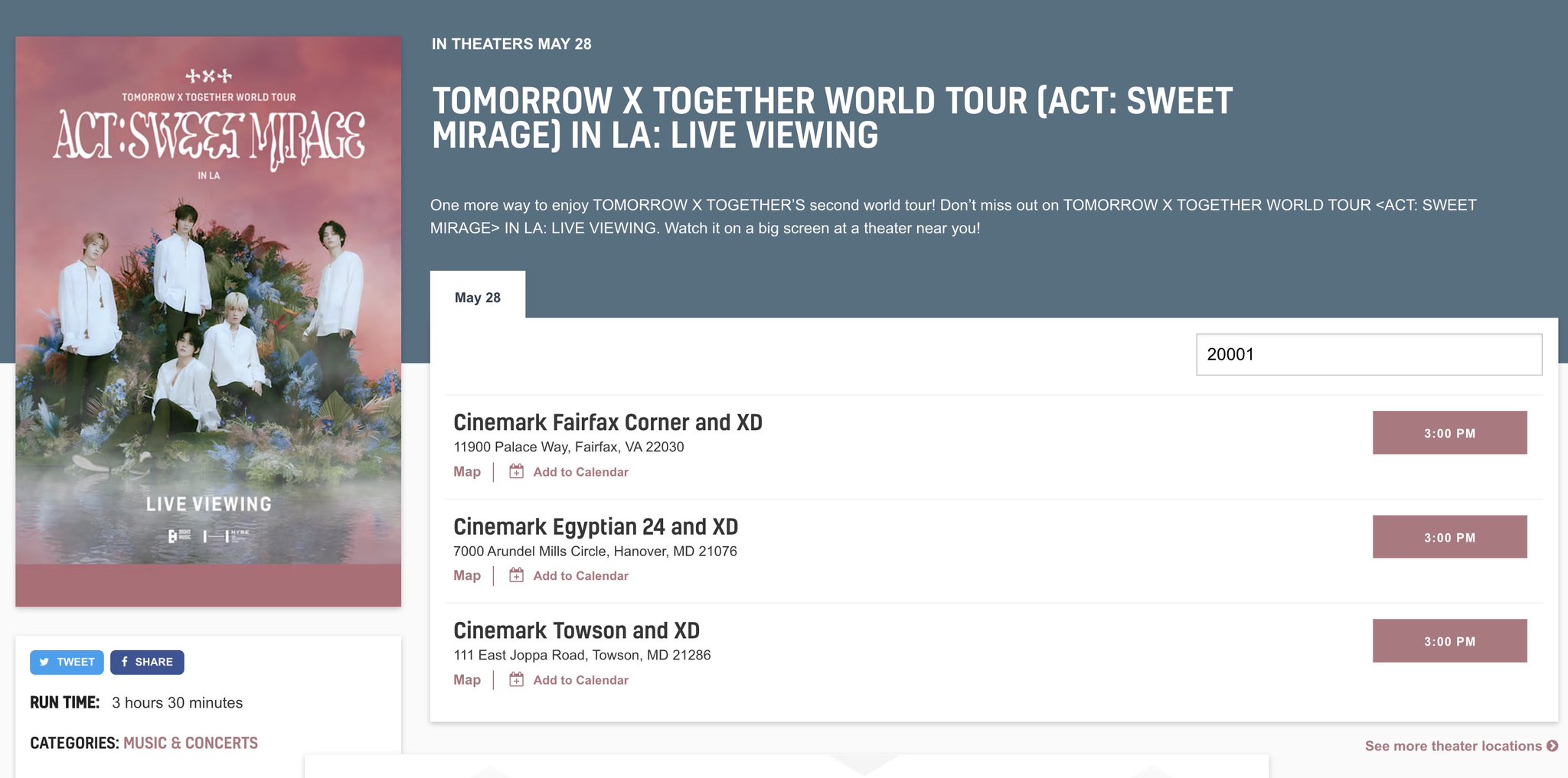 TXT USA on Twitter: "US MOA 📢 the "#Act_Sweet_Mirage In LA: Live Viewing" website for North ...
