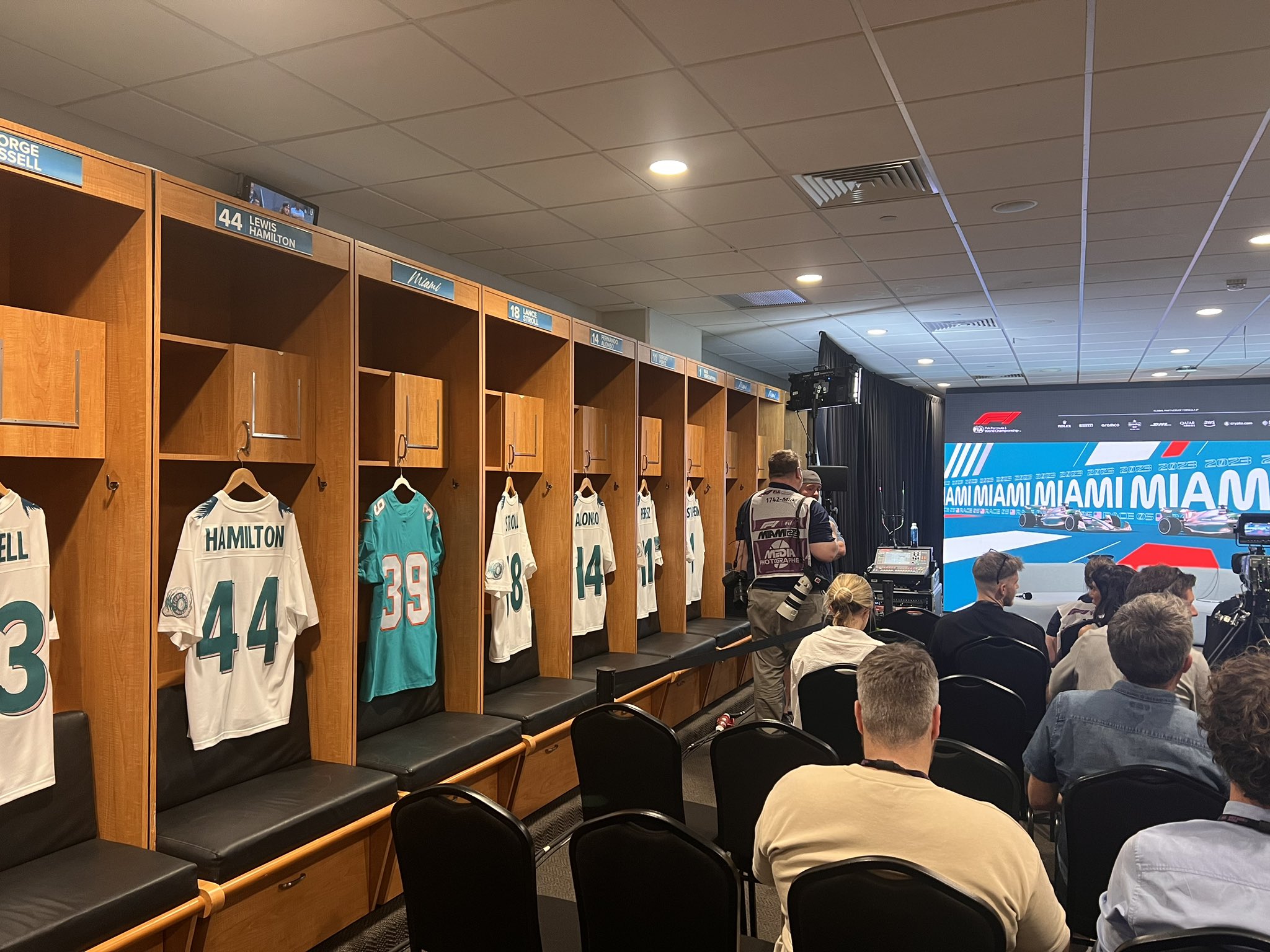 Football Press Conference Room