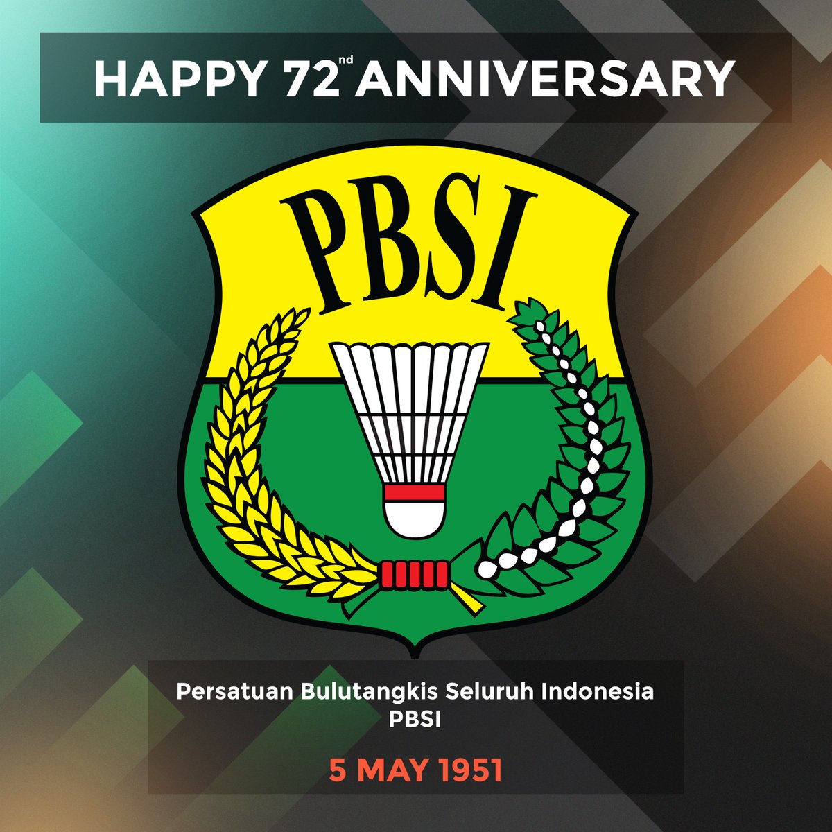 Badminton Indonesia On Twitter Hari Ini Kami Tiba Di Usia 72 Tahun
