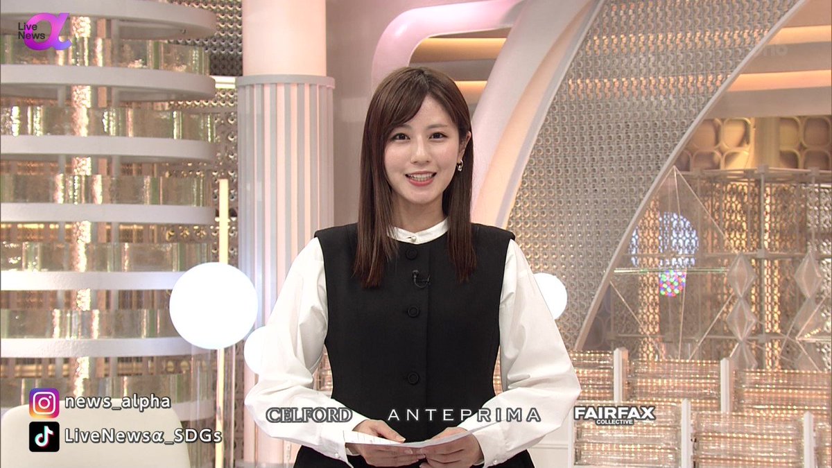 城丸香織 on Twitter: "フジ FNN Live News α＠堤礼実アナ"