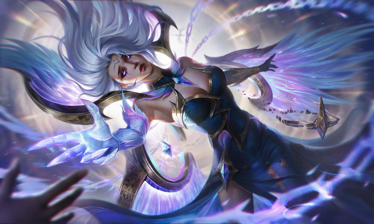 Ant on Twitter: "Art Feature: Dawnbringer Morgana, by 4KTian不辣! Digital highres image (Free ...