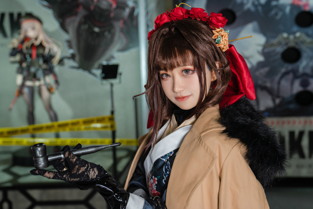 インサイド on Twitter: "【コスプレ】ニコニコ超会議2023『NIKKE』ブースに「清明会」の若きボス、サクラ登場！人気レイヤー ...