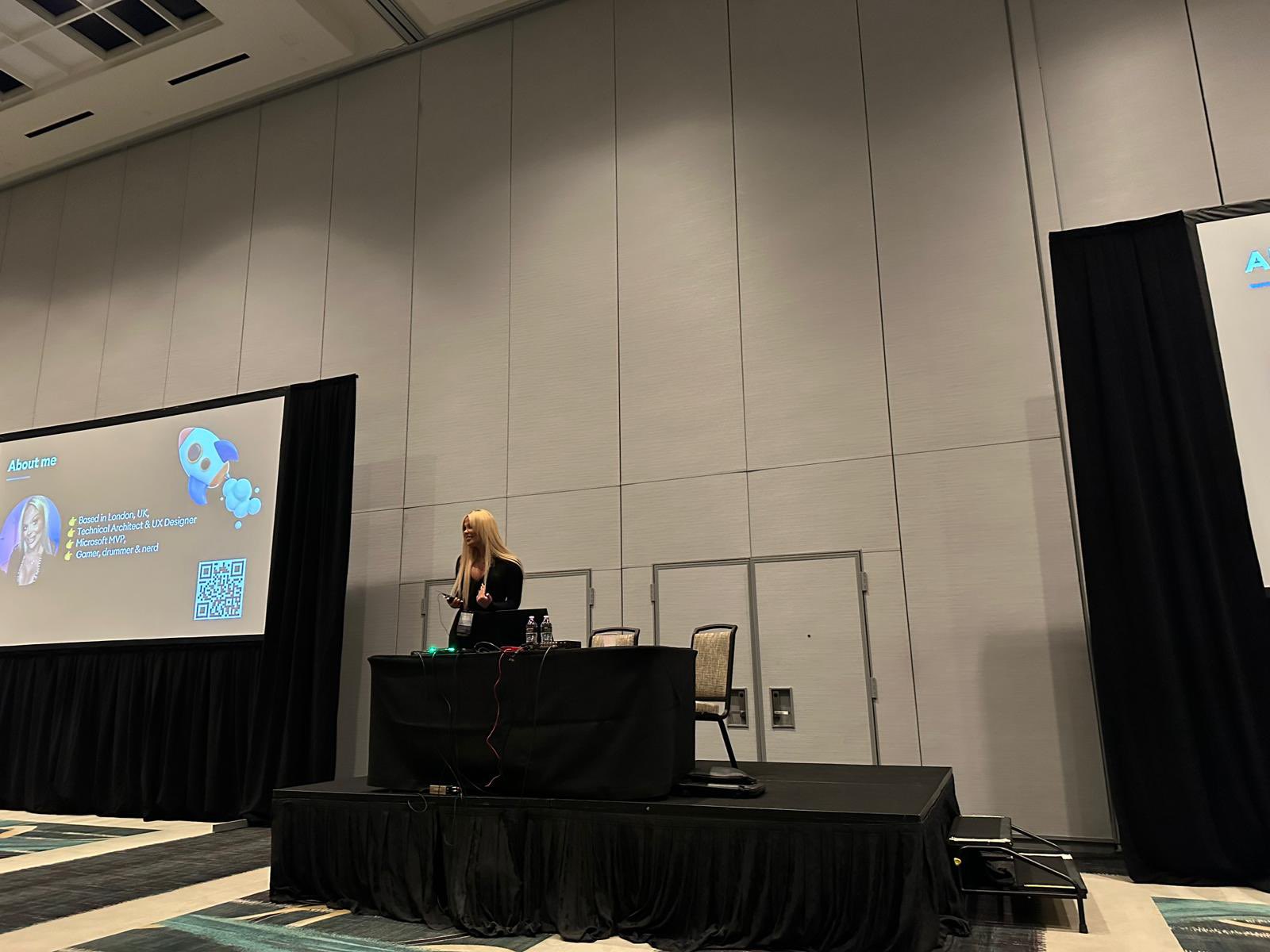 Microsoft Conference Stage