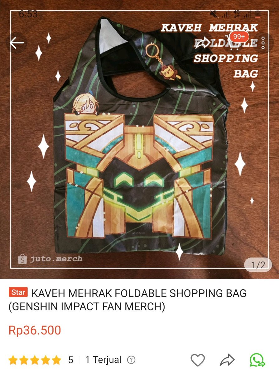 akira; semi ia on Twitter: "36k for a foldable shopping bag is quite:// TP GAMBARNYA MEHRAK ok ...