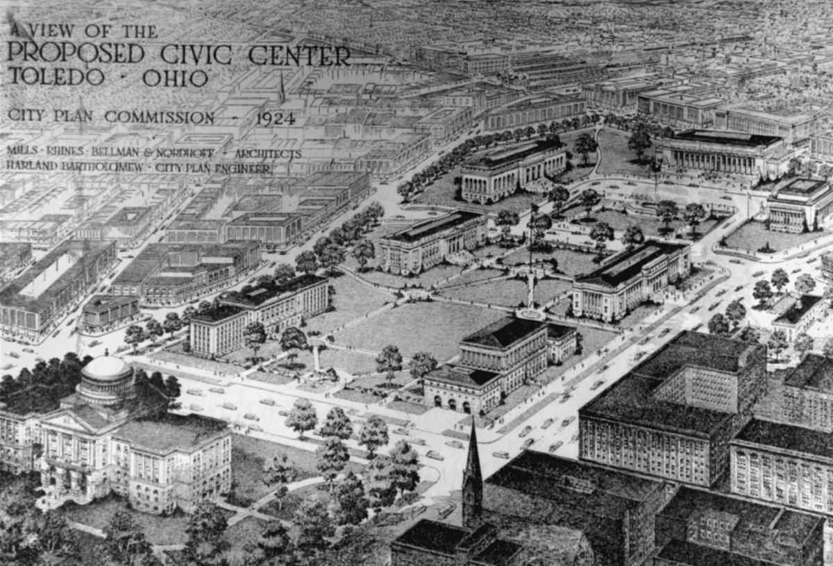 View And Plan Of Toledo