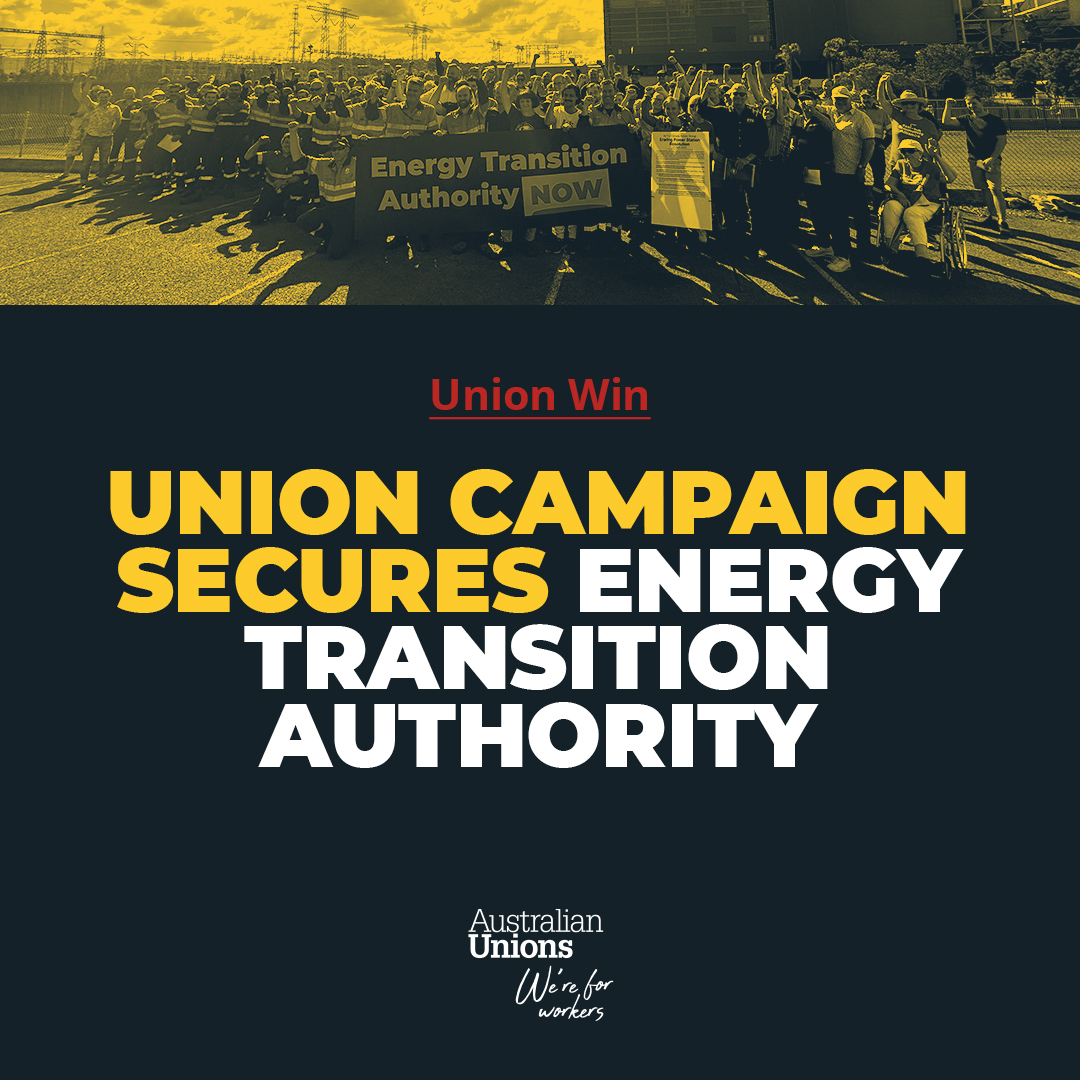 Australian Unions on Twitter: ""Reaching net zero emissions is a nation-building, history-making ...