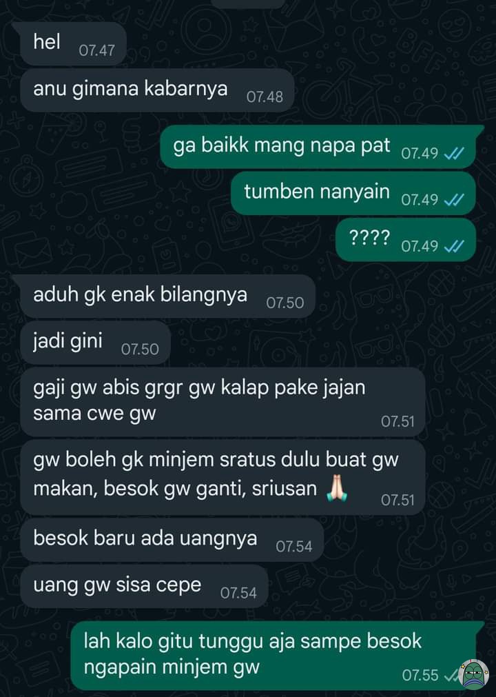 Tanyarl ㅡ 🚫 REP OOT/LINK AFF/JUALAN on Twitter: "Tanyarl gaji habis buat jajan sama cewe tuh ...