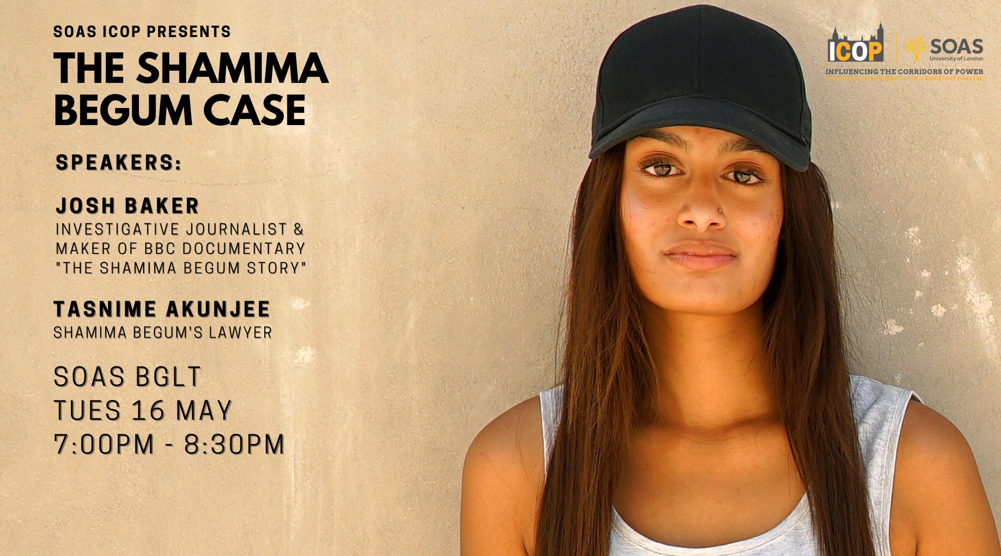 SOAS Influencing Corridors of Power on Twitter: "Join us @SOAS to discuss the Shamima Begum case ...