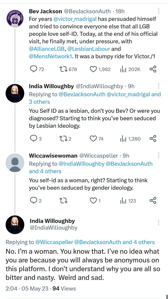 Femalism🟥 🟪⬜🟩 On Twitter He Just Hates Lesbians Doesnt He