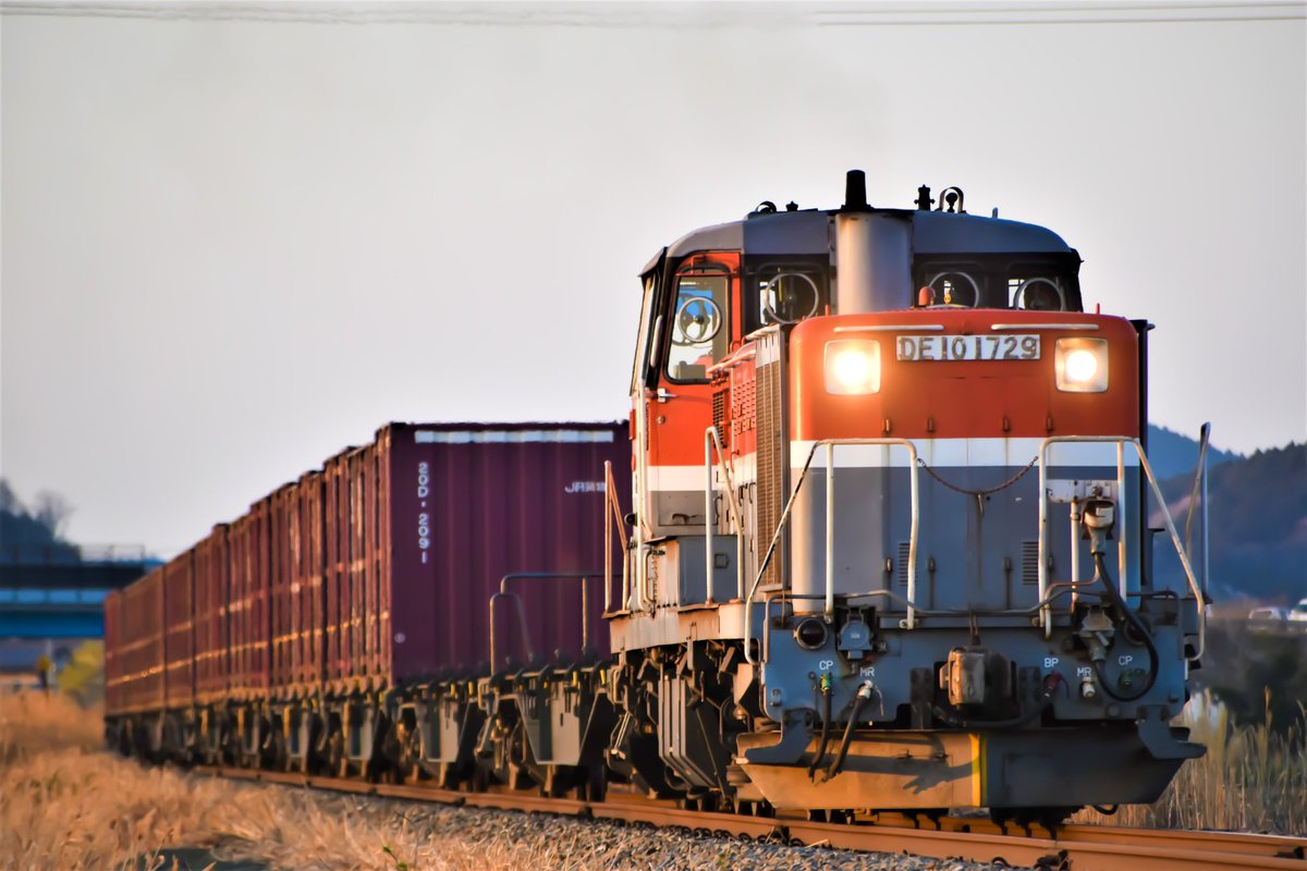 しばいぬ on Twitter: "2023.4.1 1652〜655列車 DE10 1729[仙貨]＋コキ10車 1729号機って、本当に運用離脱しちゃったんですかね？"