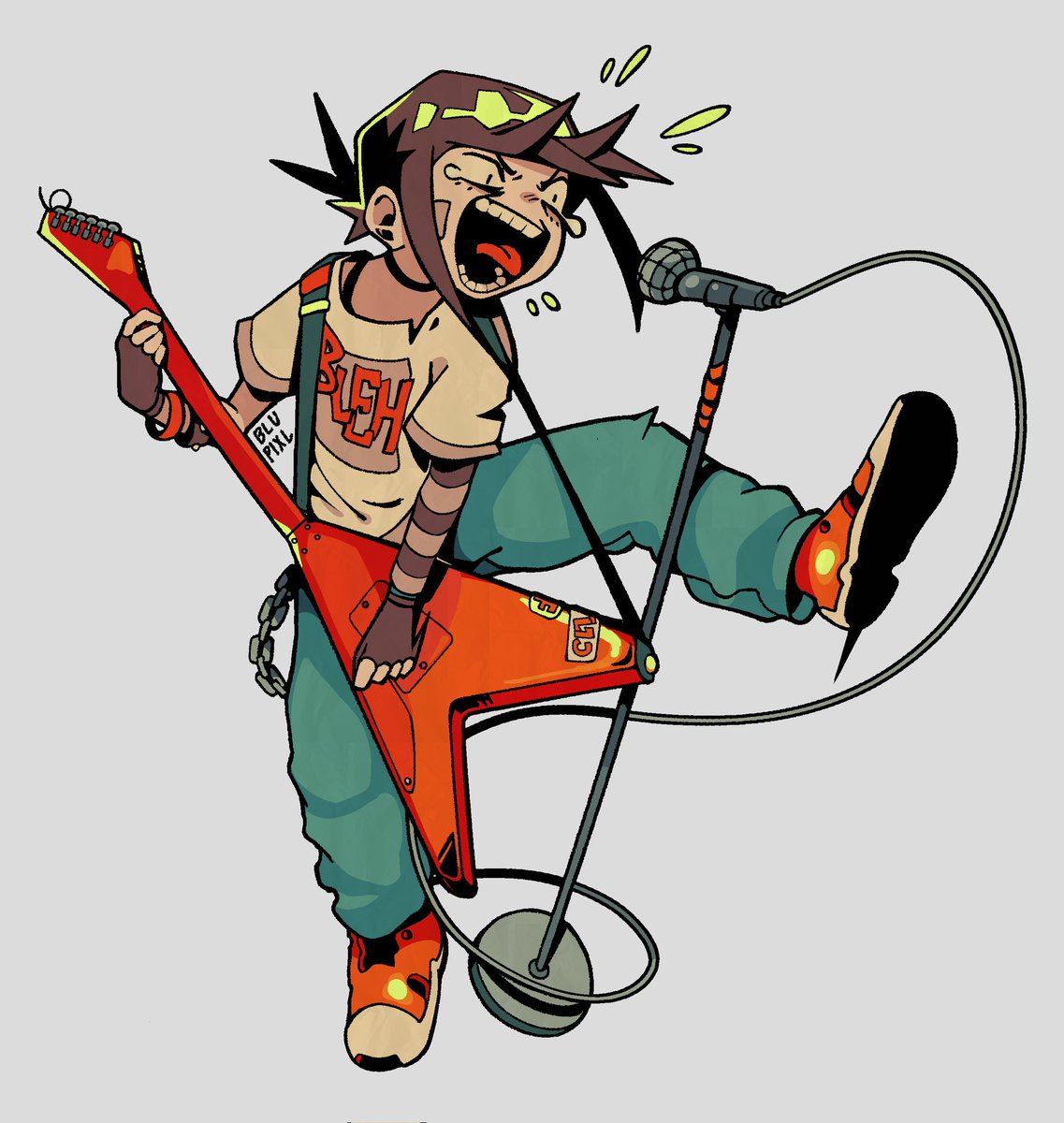 OC] pen-pen being a doofus」|bluuのイラスト