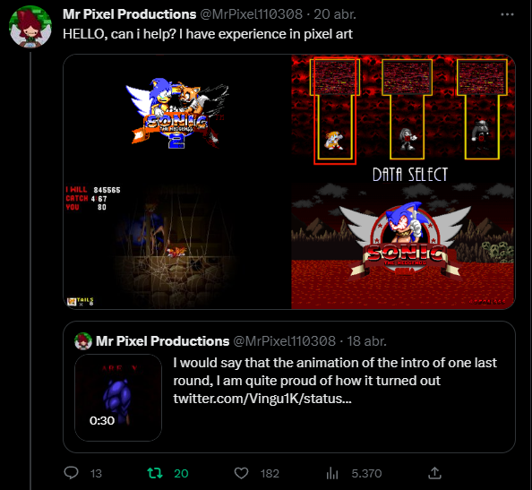 Mr Pixel Productions on Twitter: "Small announcement: Remember this post, well I'm SO excited to ...