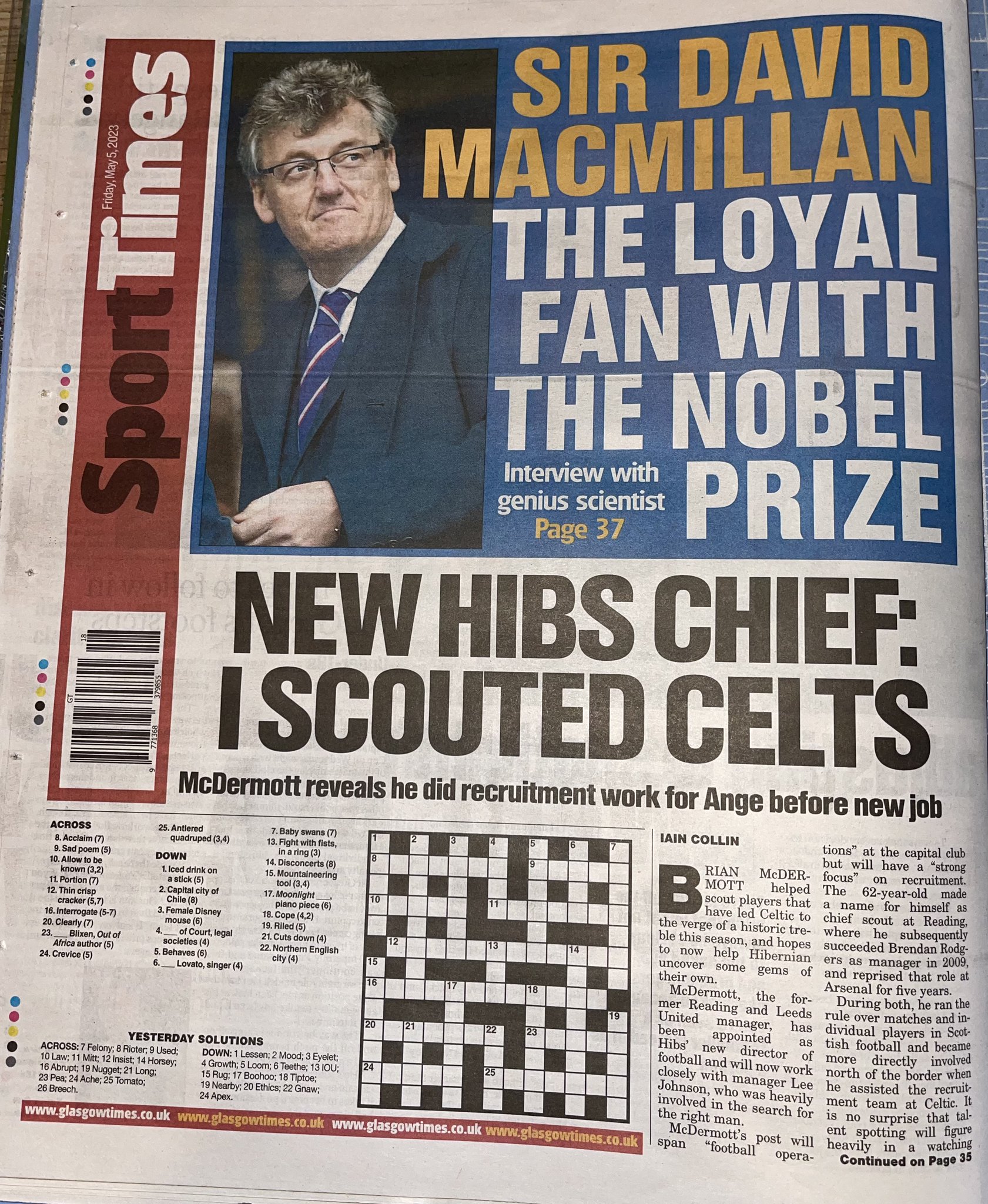 FollowFollow.com News on Twitter: "Sir David MacMillan https://t.co/FZRHs3XEnl https://t.co ...