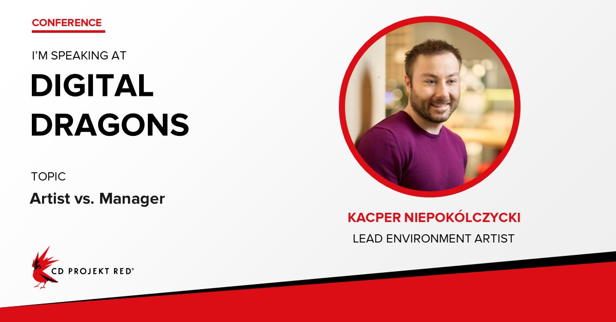 CD PROJEKT RED on Twitter: "We’ll be at #DigitalDragons2023! Catch our #CDPR employees and their ...