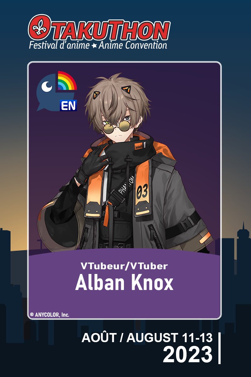 Otakuthon on Twitter: "📣NEW GUEST📣 @alban_knox will be joining us for Otakuthon 2023! Alban is ...