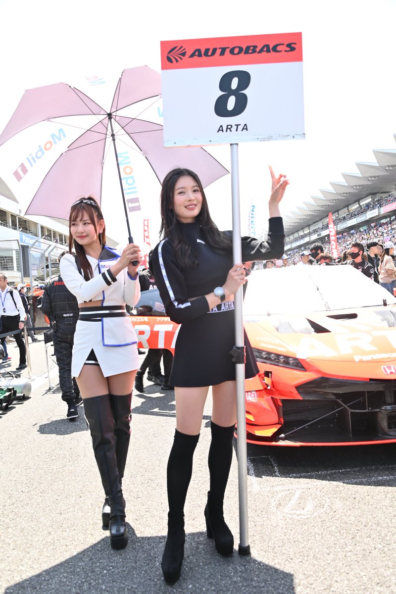 ナカヤン+α。 on Twitter: "2023 AUTOBACS SUPER GT Rd.2 FUJI 決勝日グリッド ARTA GALS 2023 #はらことは さん ...