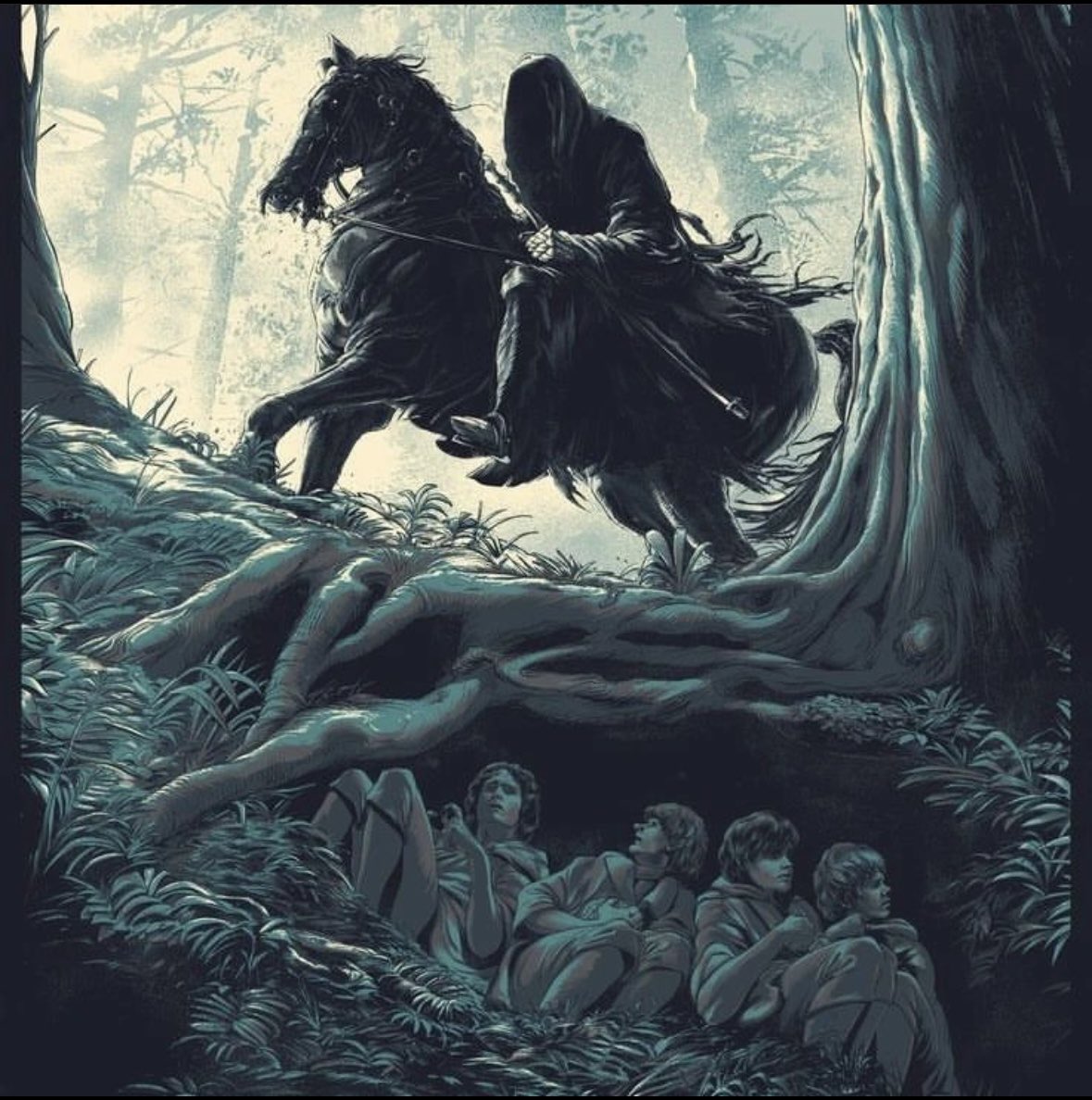 Rings Black Riders Lord Of The Face