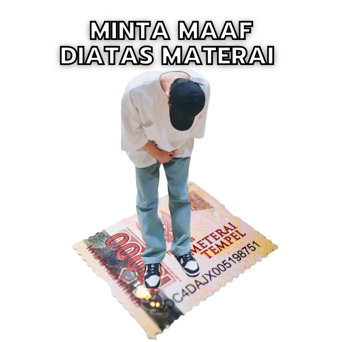 ☁️ SUPER TAERIRAHMAWATI ☁️ on Twitter: "RT @wonranghae2: wonwoo minta maaf diatas materai"