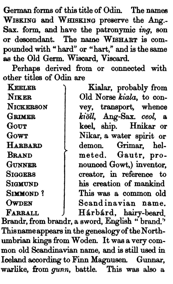 English Surnames deriving from the Heathen Religion most English last ...