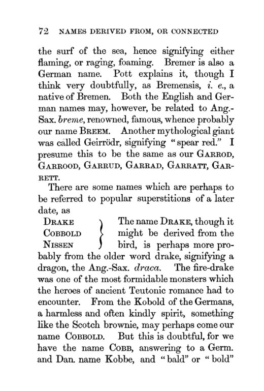 English Surnames deriving from the Heathen Religion most English last ...