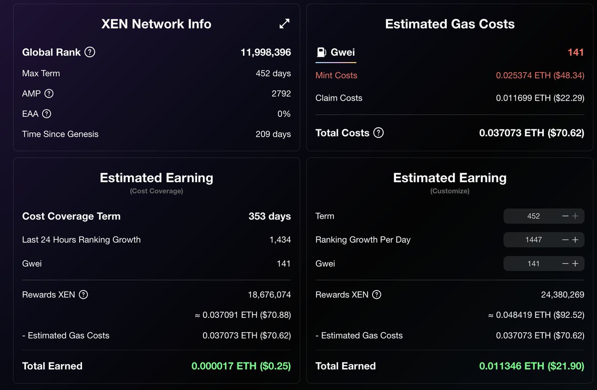 TrevonJames.eth 🟢 on Twitter: "For the newbiess Top 3 list of $Xen tools: 1. Full ecosystem ...