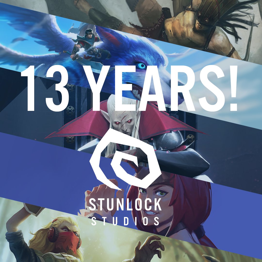 Stunlock Studios on Twitter: "It's Stunlock Studios' 13th anniversary! Thanks for helping us ...