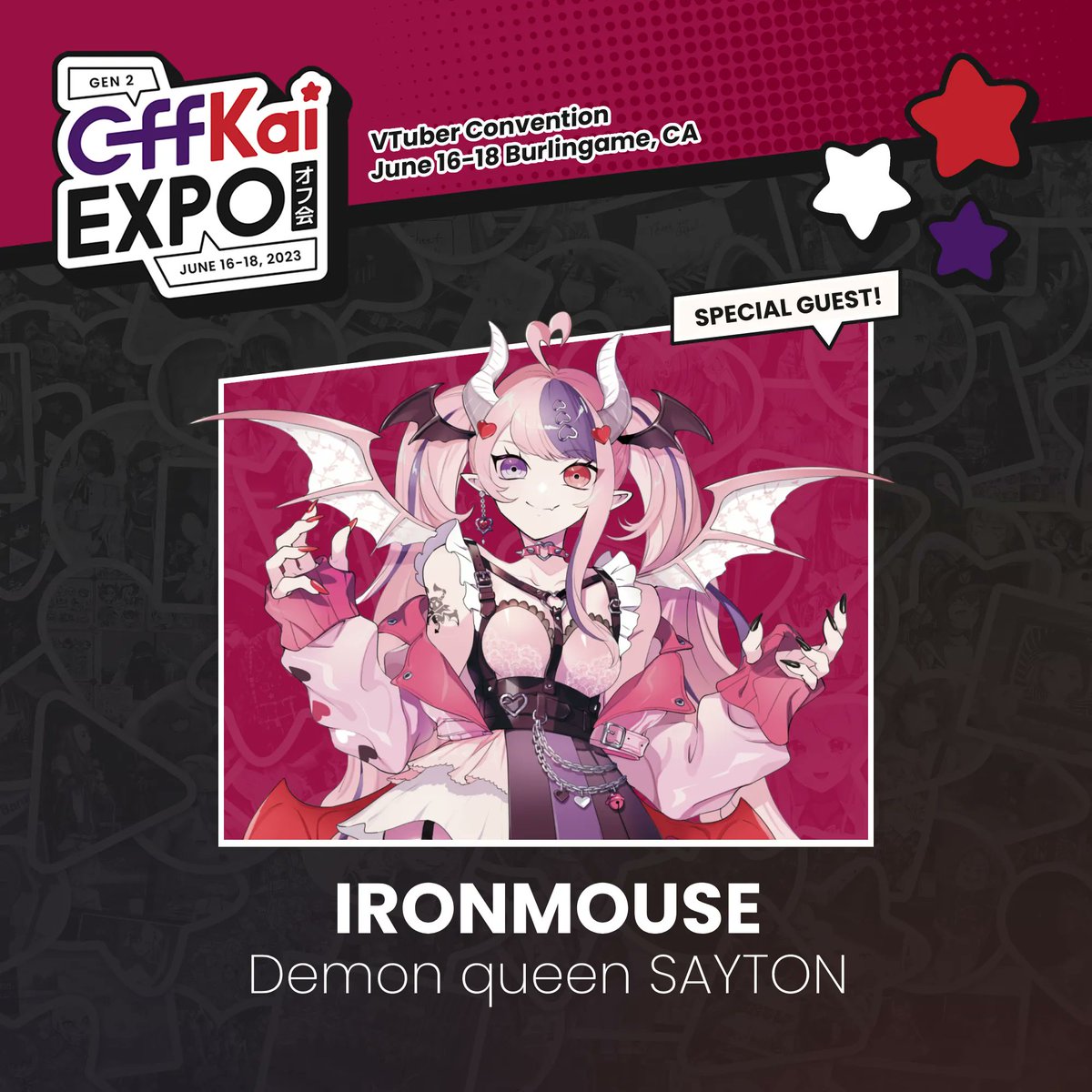 theGunrun on Twitter: "RT @OffKaiExpo: 📢 Certified VTuber and demon queen @IronMouse of @VShojo ...