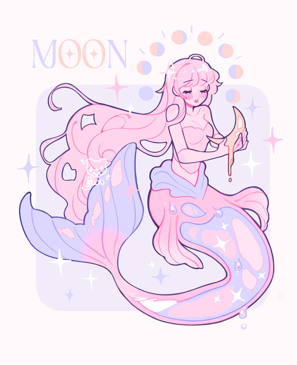 🌷🌙🍰 Boki!! 🍰🌙🌷 on Twitter: "1. Moon Keeper😳🌙🌷🫧 🌙#mermay #art https://t.co/4uK94tAxIj" / Twitter