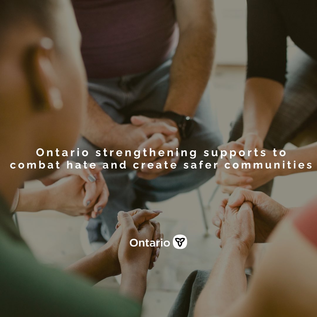 Christine Hogarth on Twitter: "There is no place for hate in Ontario ...