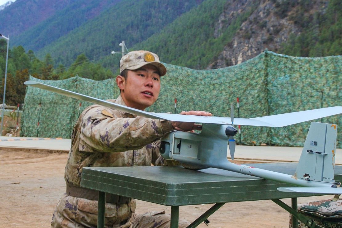 Jesus Roman on Twitter: "1/2 A 🇨🇳PLA 75th Group Army Brigade organized UAV training with CH-902 ...