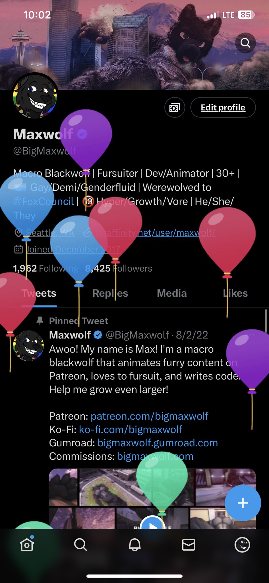 Maxwolf on Twitter: "Another year, another growth spurt! https://t.co/rBayVVCqsq" / Twitter