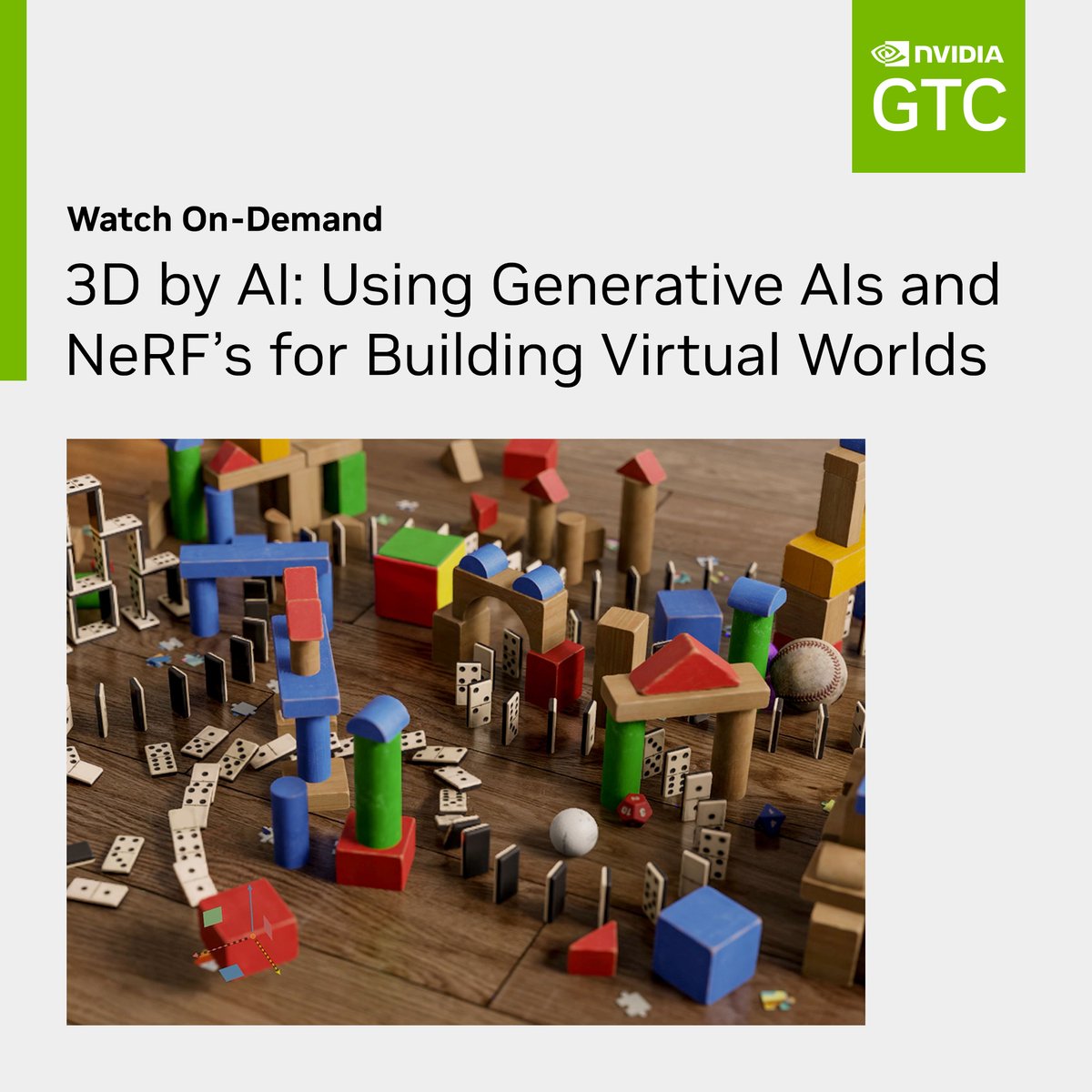 NVIDIA AI Developer on Twitter: "ICYMI: 3D by AI: Learn how #AI and #InstantNeRF will enable us ...