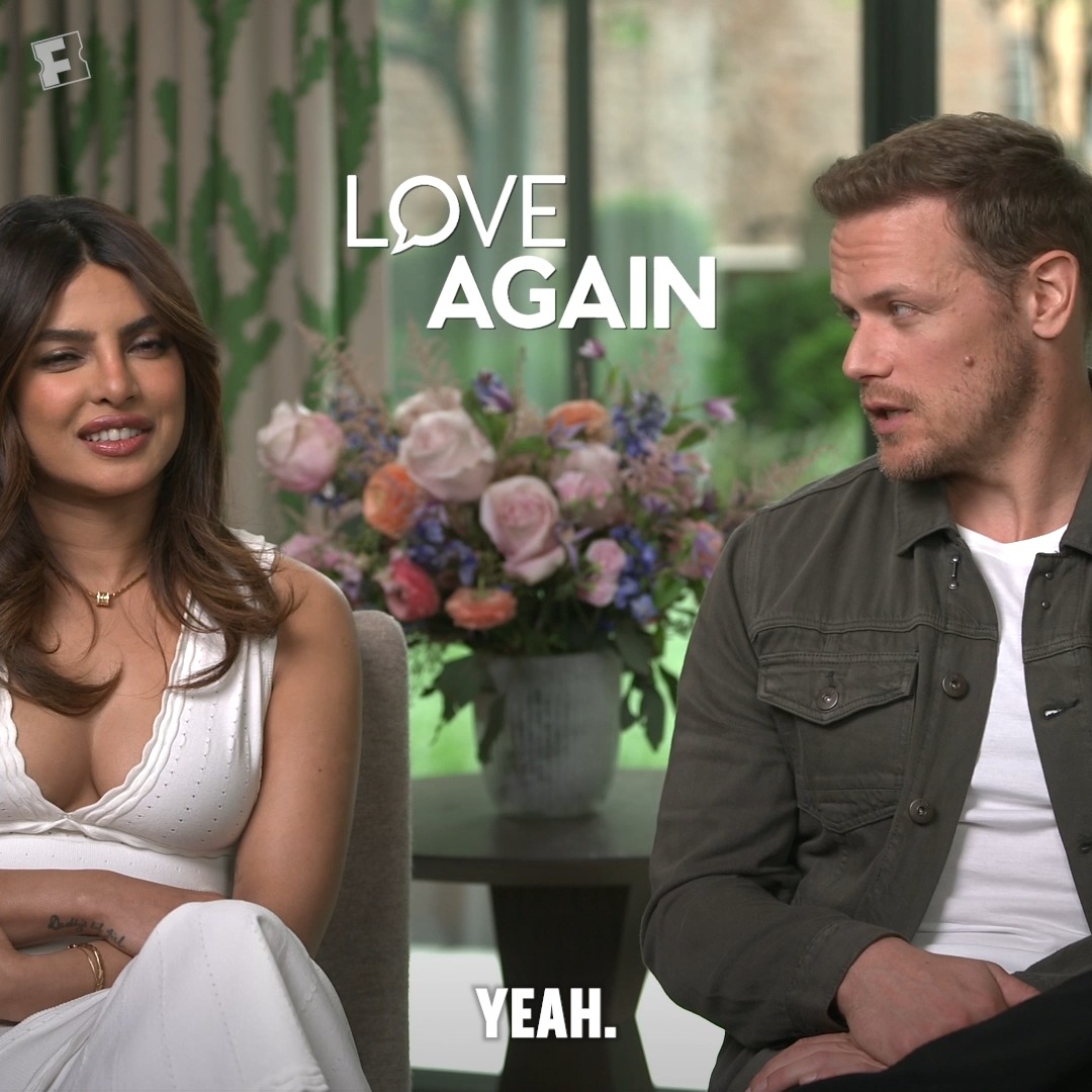Fandango on Twitter: "Priyanka Chopra Jonas and Sam Heughan star in #LoveAgain in theaters NOW ...
