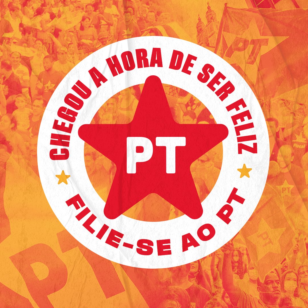 PT Brasil on Twitter: "SEM MEDO DE SER FELIZ! 💓 Vem fazer parte do maior partido da América ...