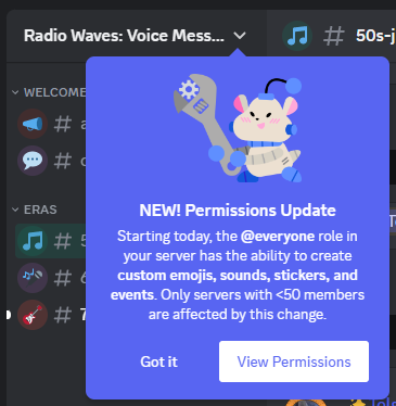 Discord Experiment Hub on Twitter: ""Create Expressions" permission has rolled out to all ...