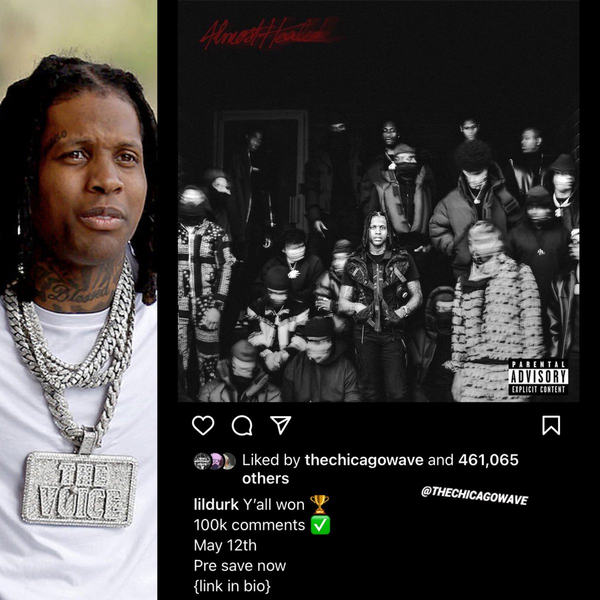 The Chicago Wave On Twitter Lil Durk Announces His New Album “almost