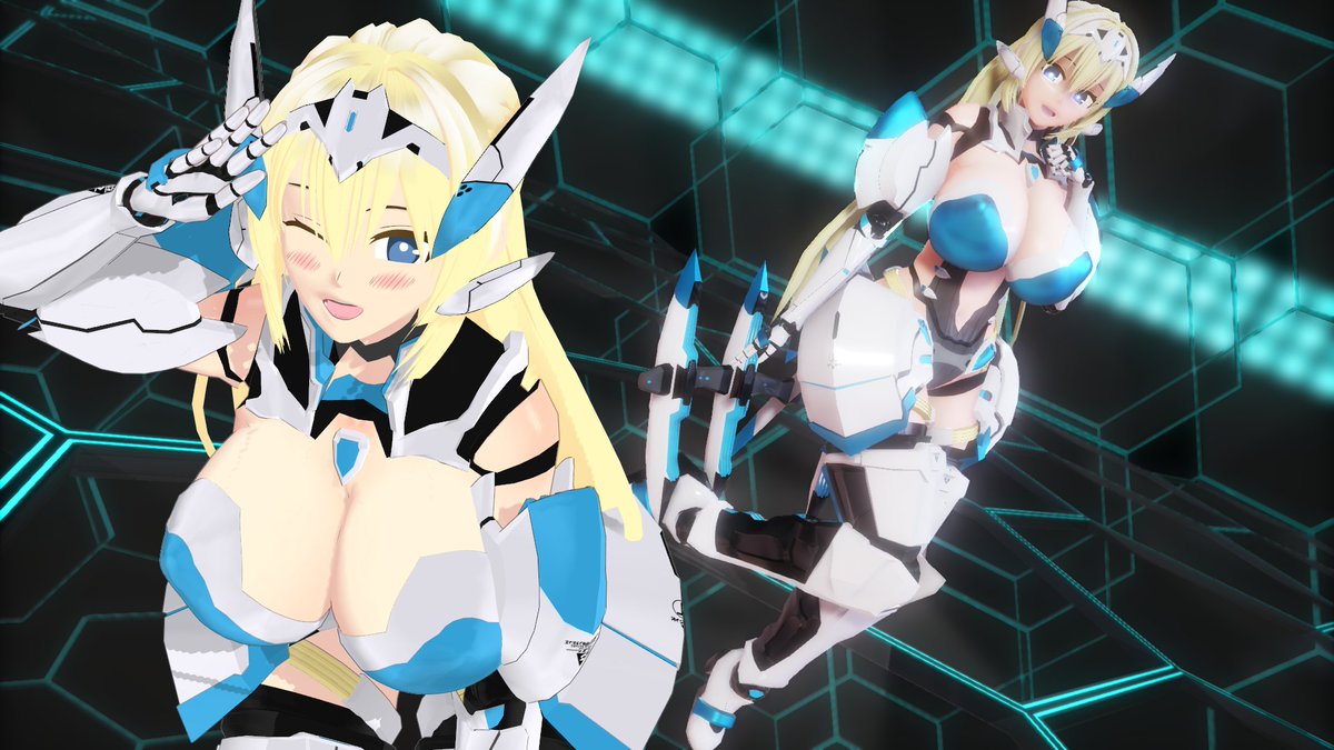 SIERU/スカイ/空の友人 on Twitter: "【MMDモデル配布】PSO2NGS エルノア https://nicovideo.jp/watch/sm42182186… # ...