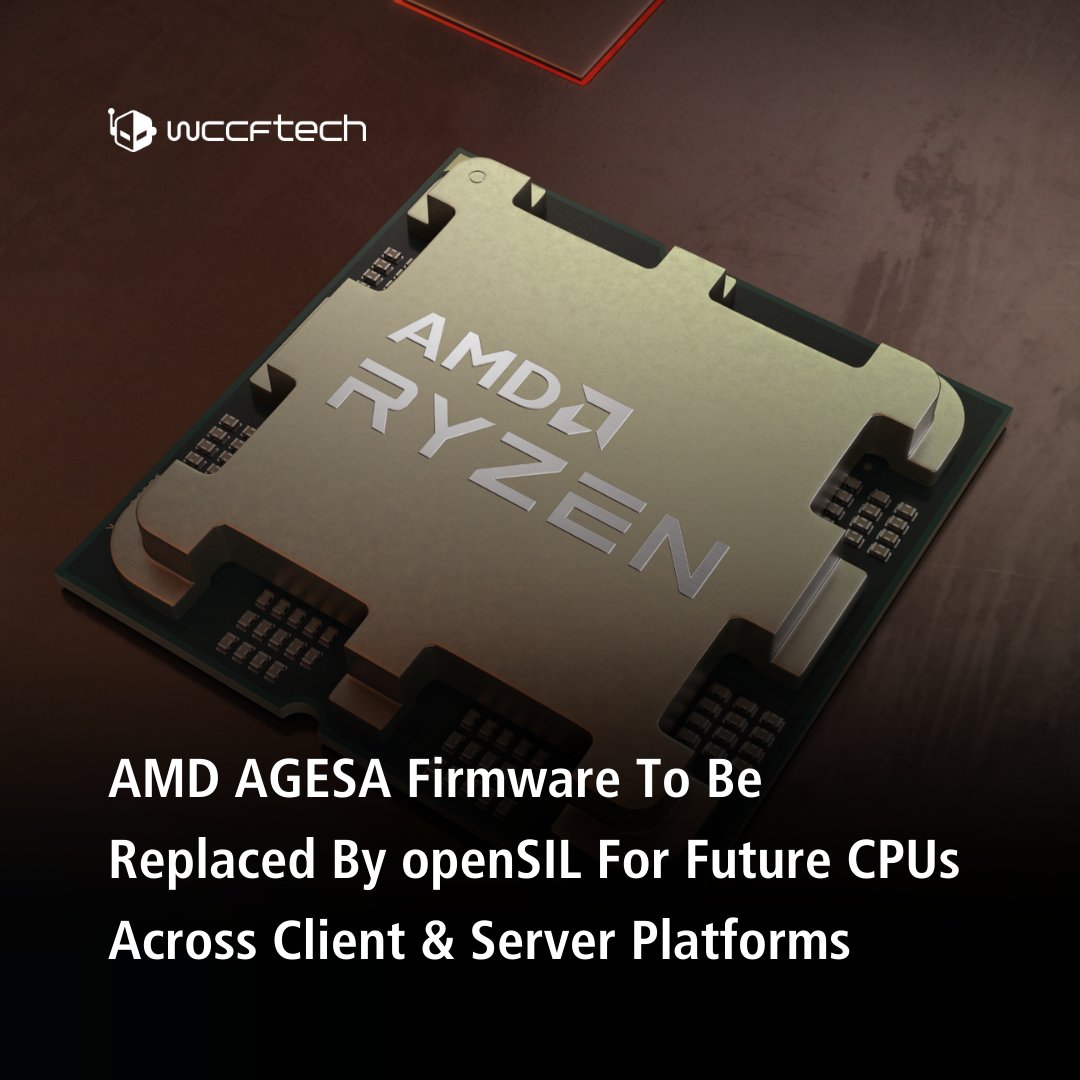 Wccftech on Twitter: "AMD preps AGESA replacement for 2026 CPUs and beyond with Open-Source ...