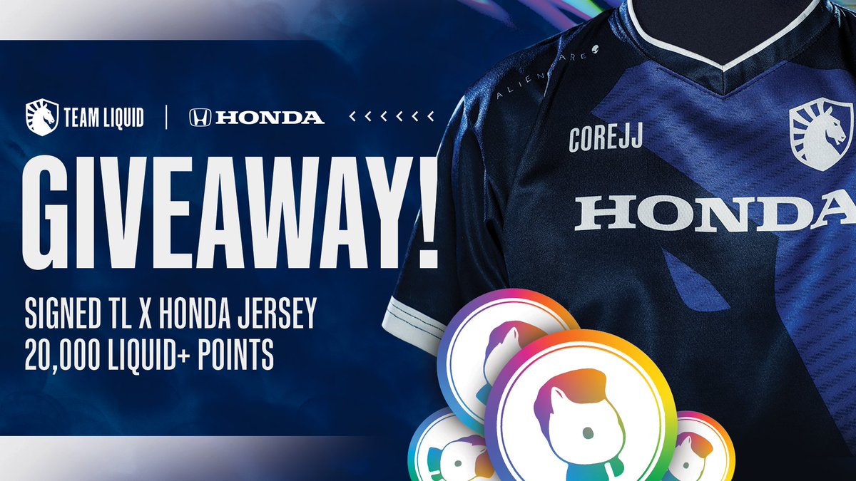 Team Liquid Honda LoL on Twitter: "Win a signed Team Liquid Honda jersey AND 20,000 L+ points ...